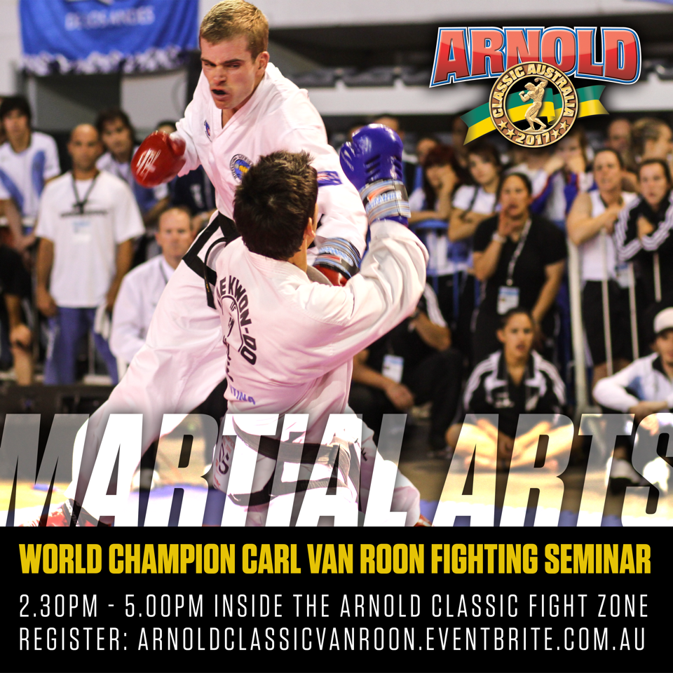Carl van Roon - Arnold Classic Seminar - United ITF Taekwon-Do Australia